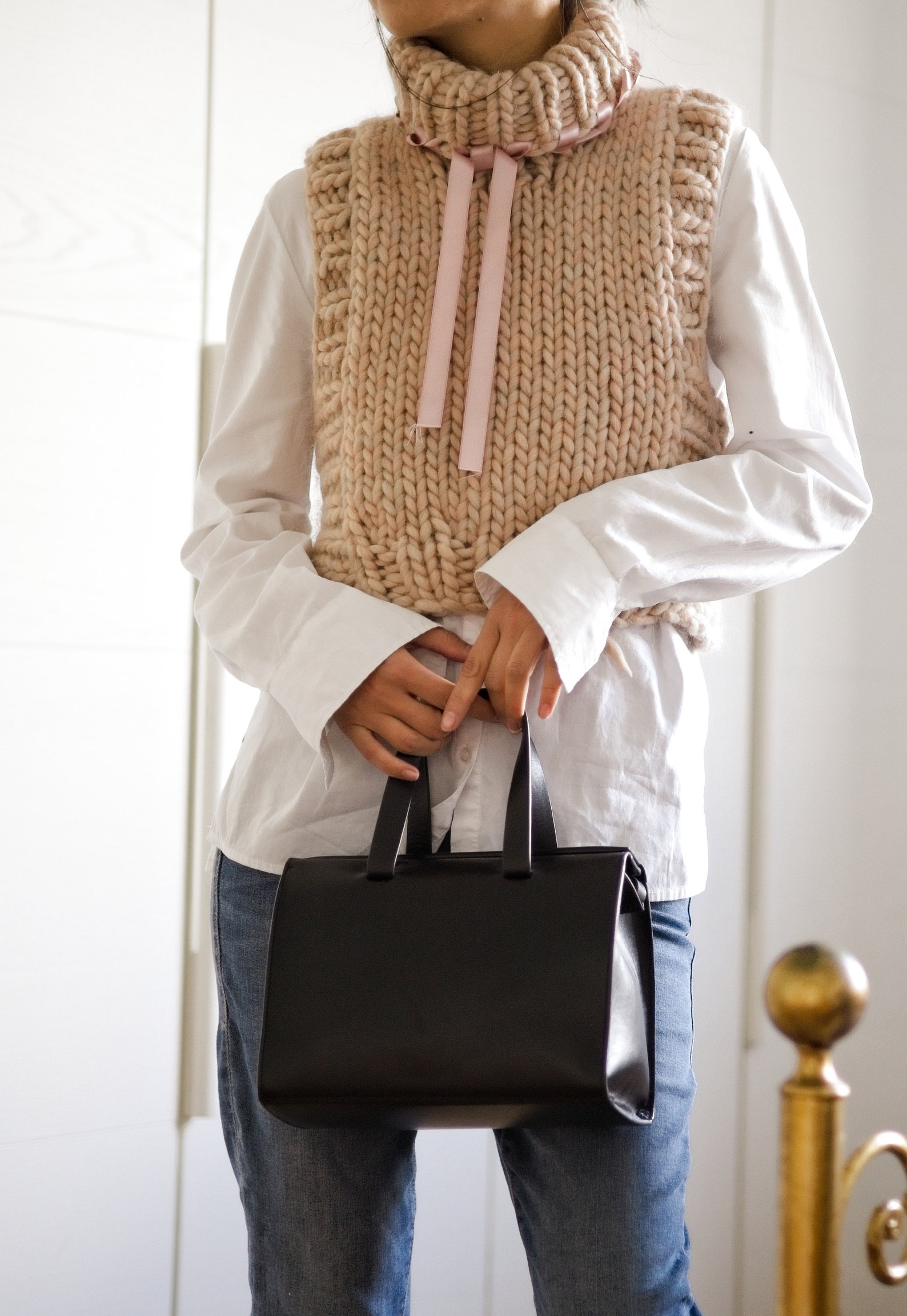 Easy Beginner Friendly Vest Pattern: Geometry III Slipover With ...