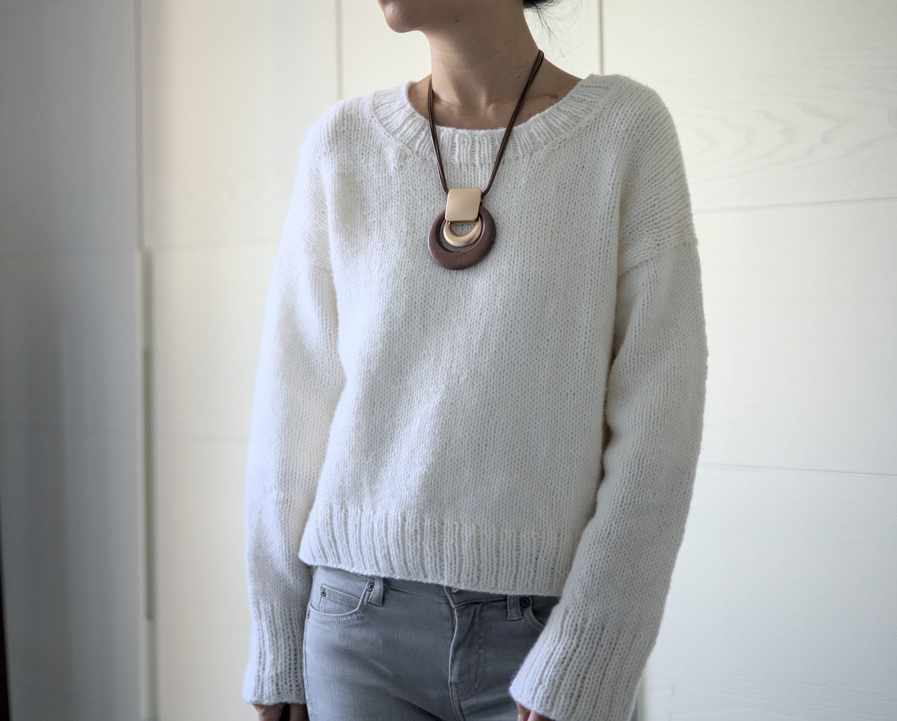 Beginner Friendly Pullover KNITTING PATTERN: Cp02 Jumper | Capsule ...