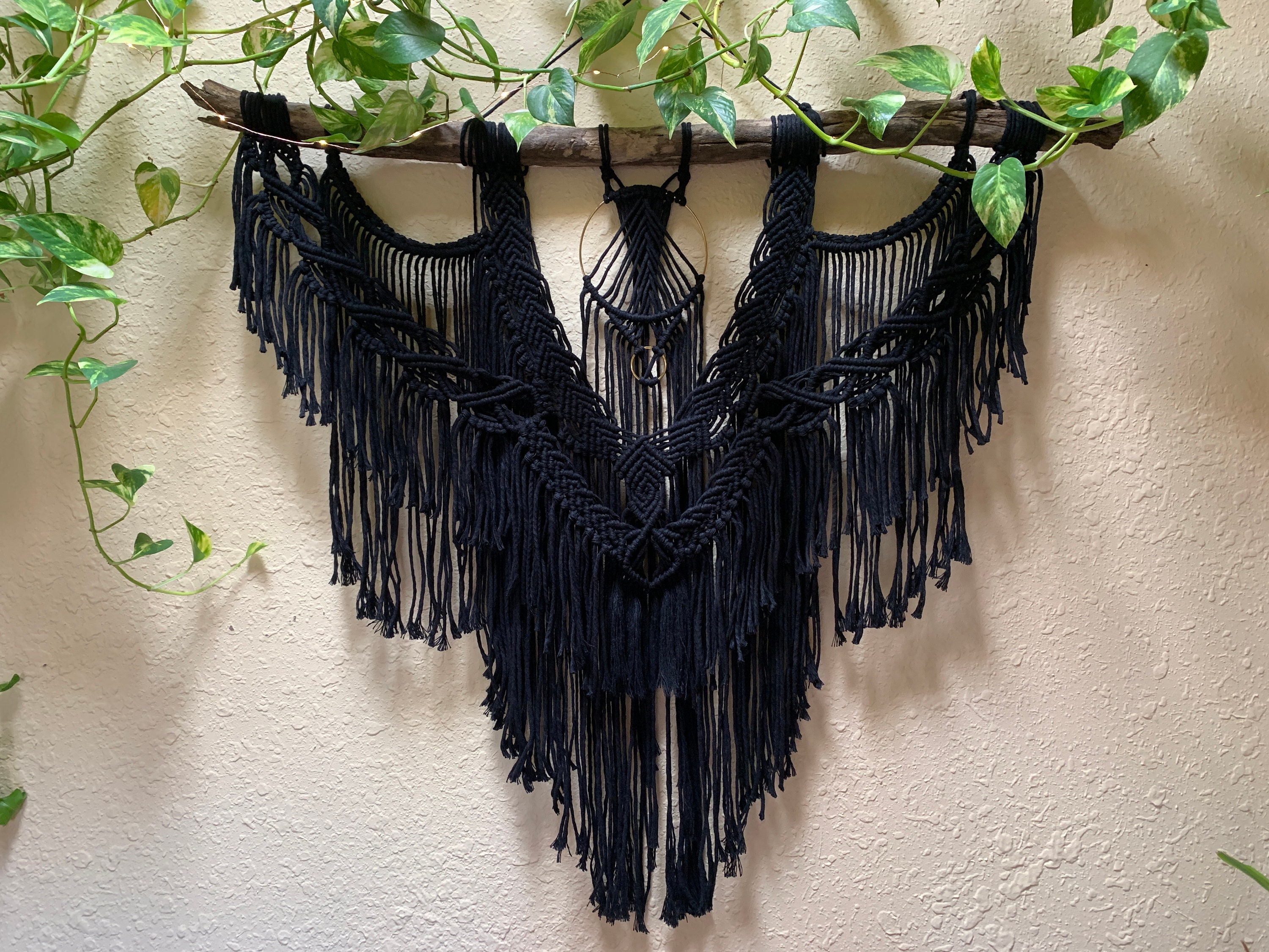 Green Tea Macrame Wall Hanging - Etsy