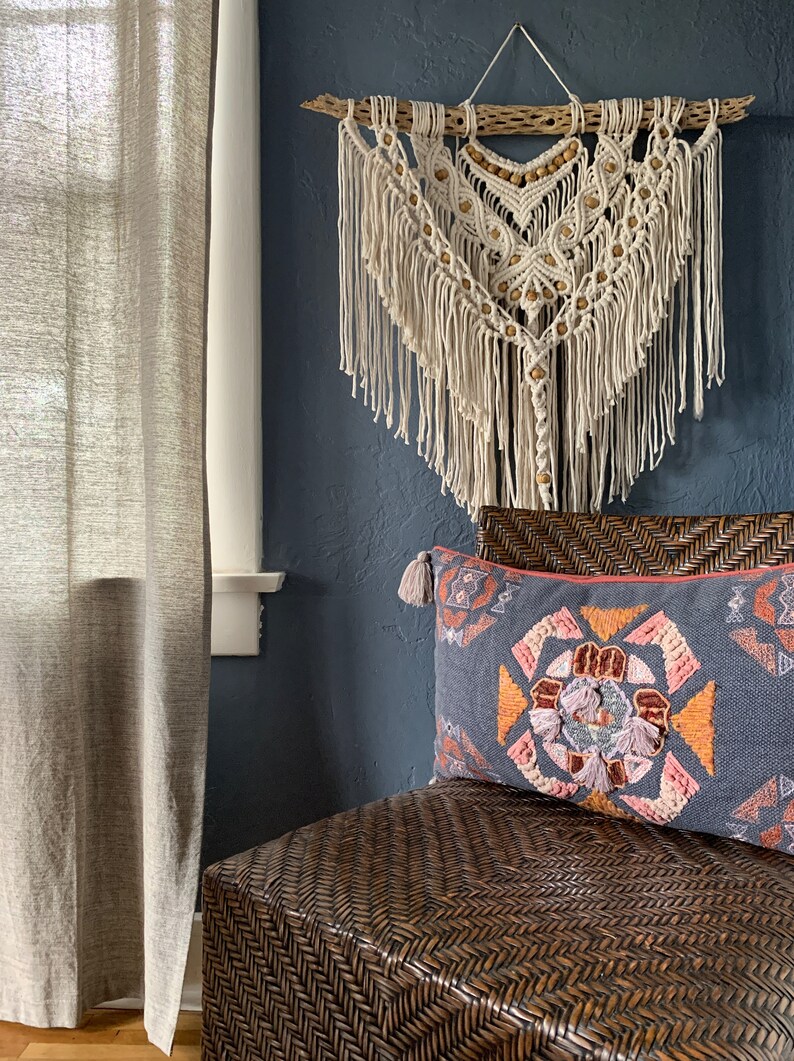 Seashell Macrame Wall Hanging - Etsy