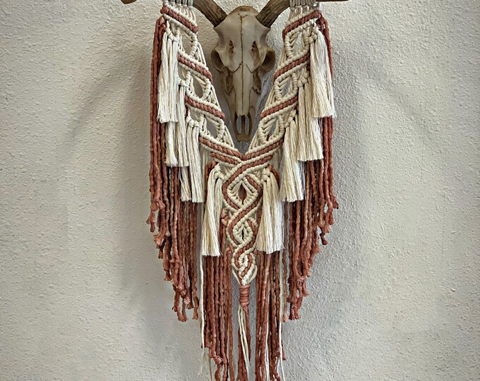Skull Macrame Wall Hanging - Etsy