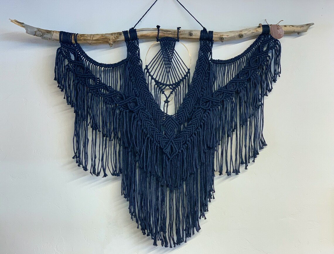 Green Tea Macrame Wall Hanging | Etsy