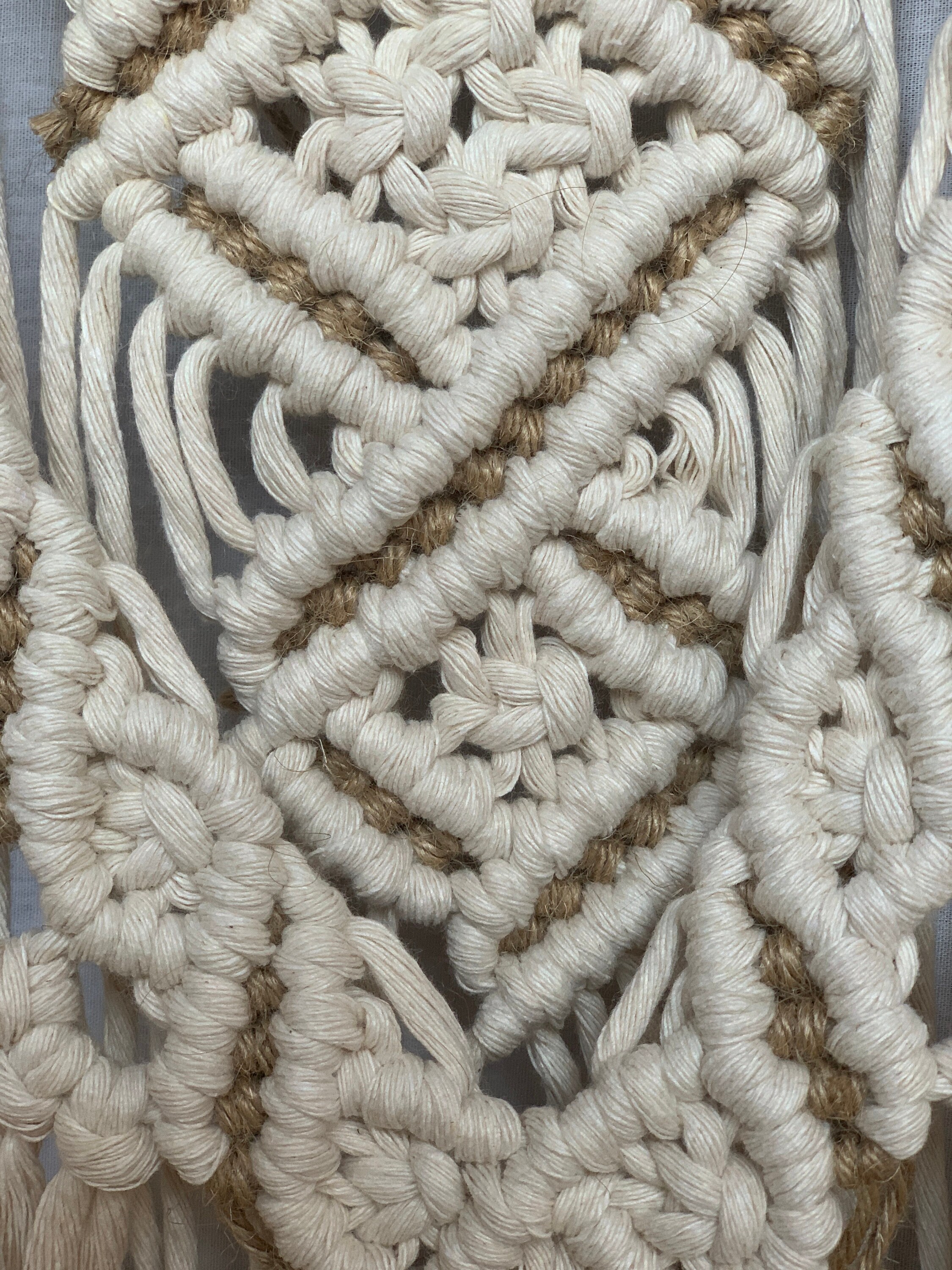 Fringe & Jute Macrame Wall Hanging - Etsy