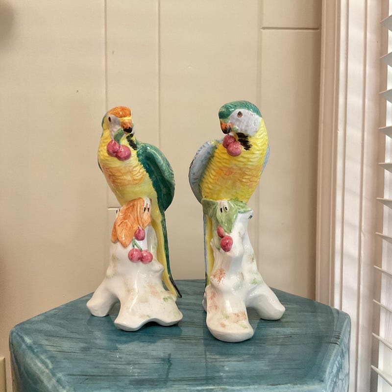 Ceramic Parrot - Etsy