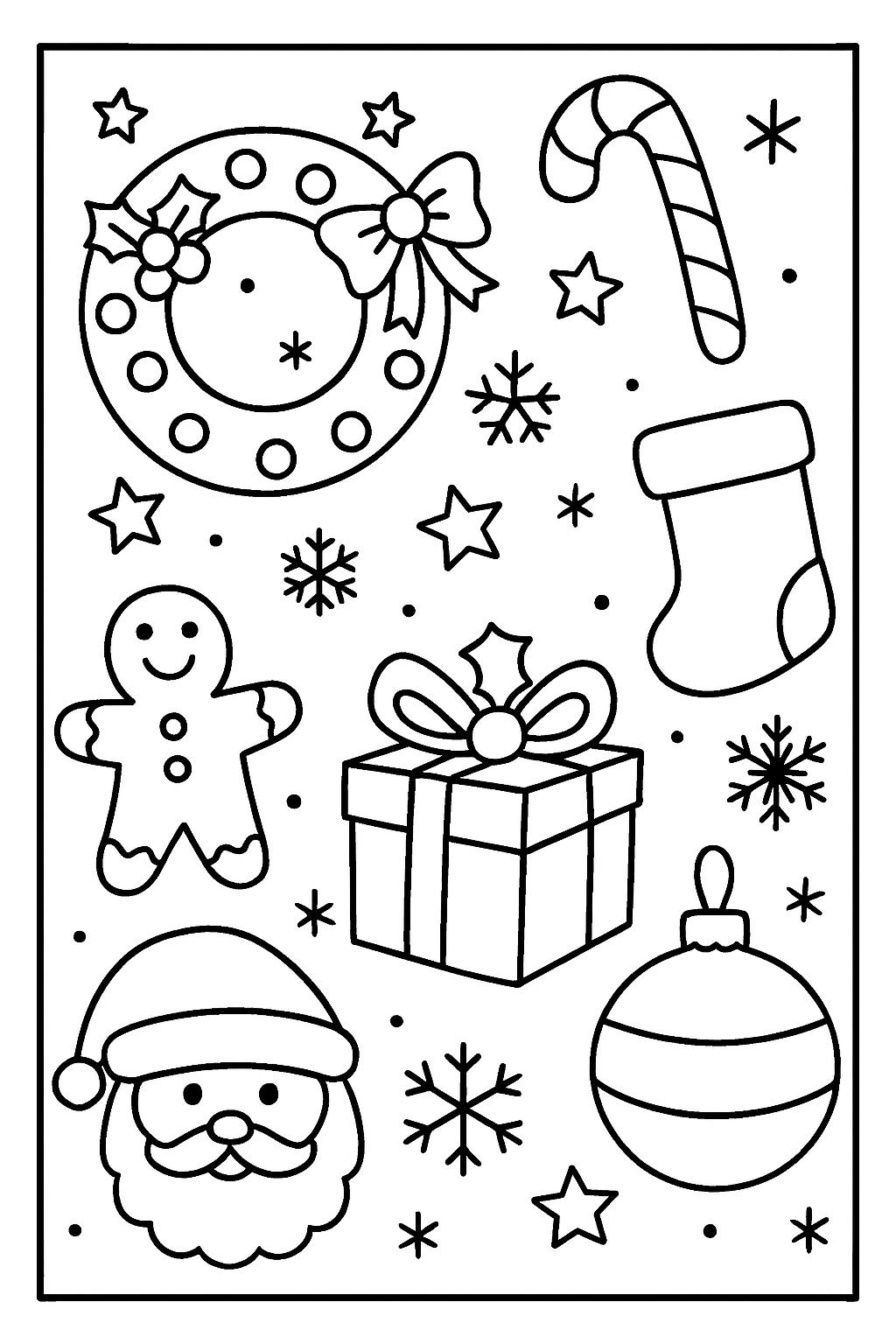 Christmas Coloring Sheets Printable Holiday Coloring Pages Instant ...