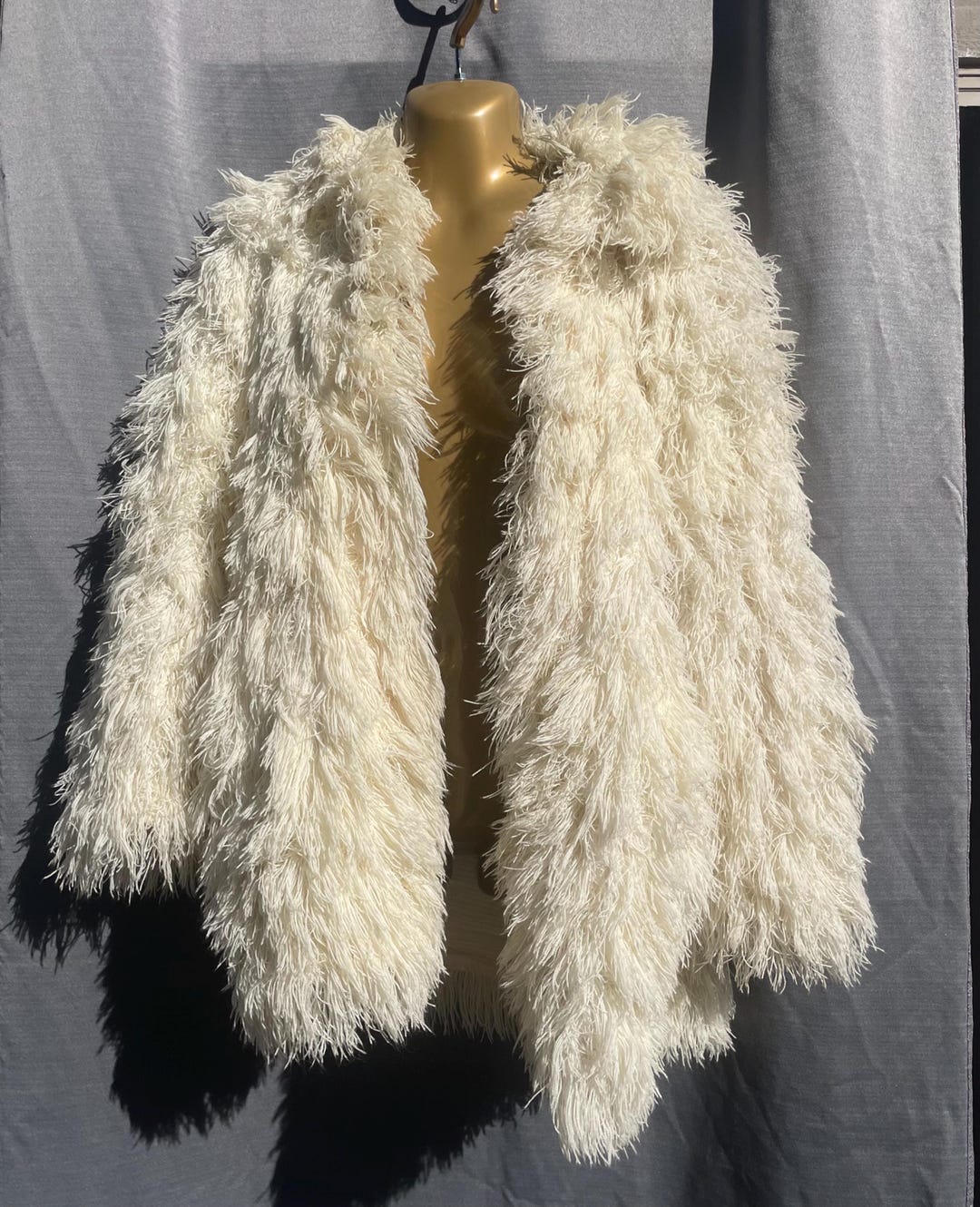 Crissa Cotique Vintage 70s the Original Shag Coat Festival Disco France ...