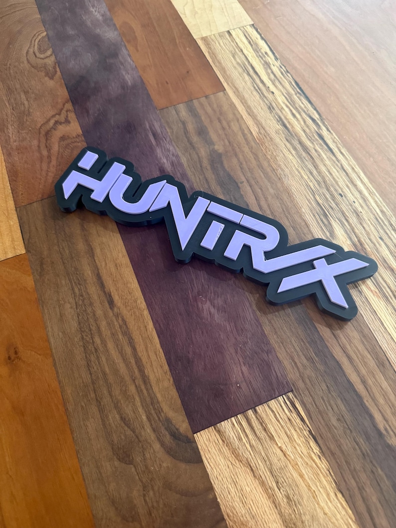 Huntrix K-pop Demon Hunters Room Sign | Kids Room Decor | Fan Art ...