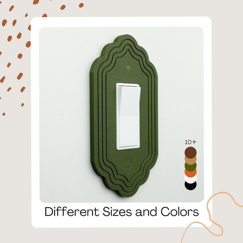 Vintage Light Switch Cover Victorian Style: Wall Plate for Toggle ...