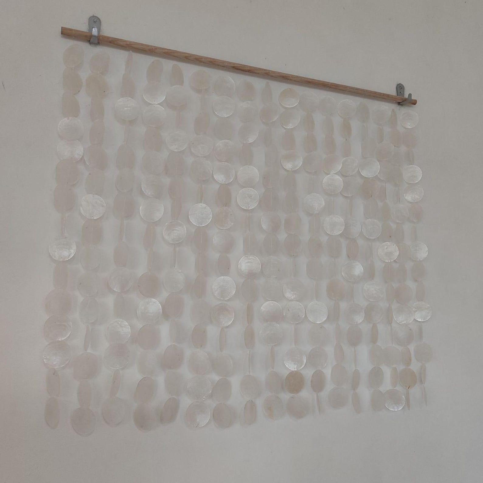 Capiz Shell Wall Hanging: Natural White Shell Art Decor - Etsy