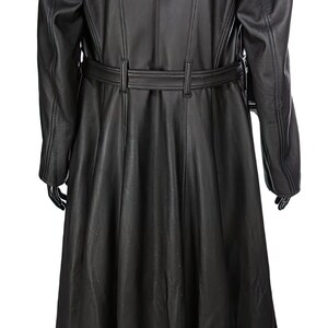 Handmade Men's Blade Vest & Trench Coat | Black Leather Halloween ...