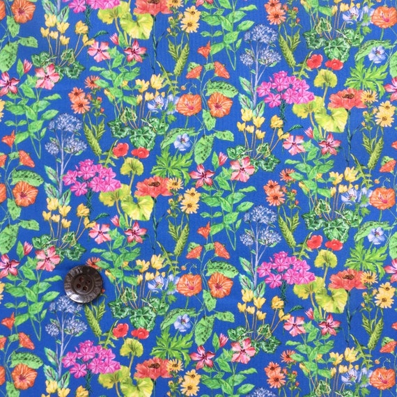 Sewing & Needlecraft Sewing & Fiber Liberty Tana Lawn fabric 'Margaret ...