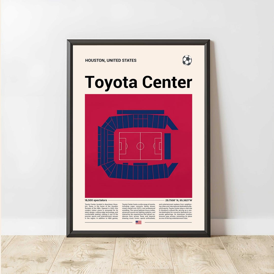 Toyota Stadium Print, Football Stadium Print, Stadium Poster, Gift ...