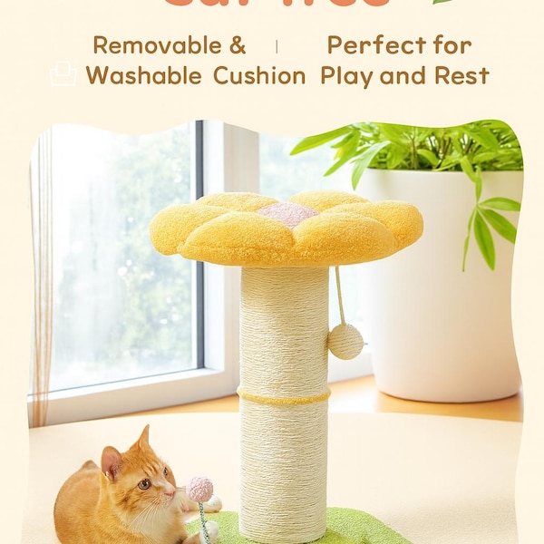 Flower Cat Tree - Etsy Finland