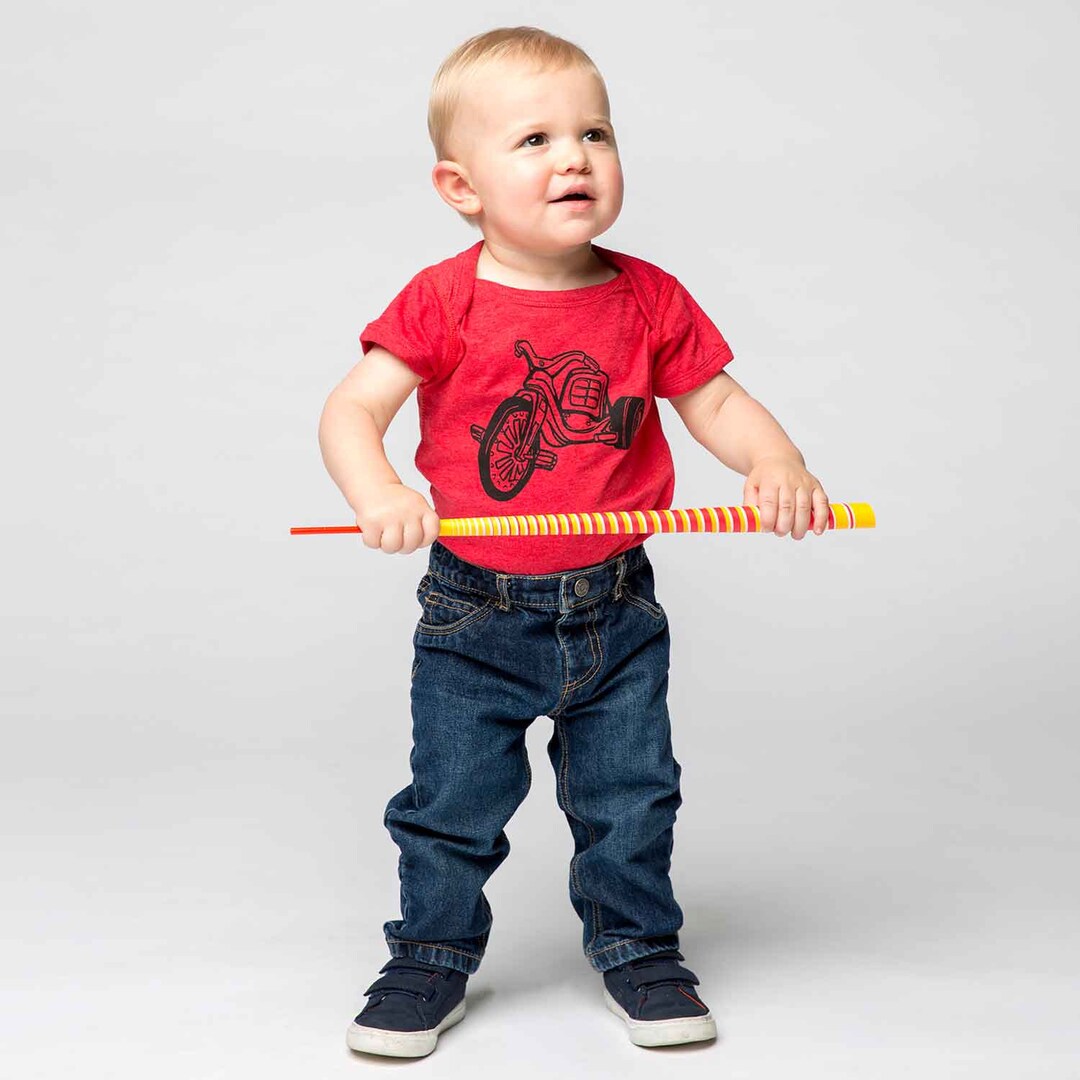 SALE Clearance BIG WHEEL Onesie Funny Baby Body Suit Infant Clothing ...