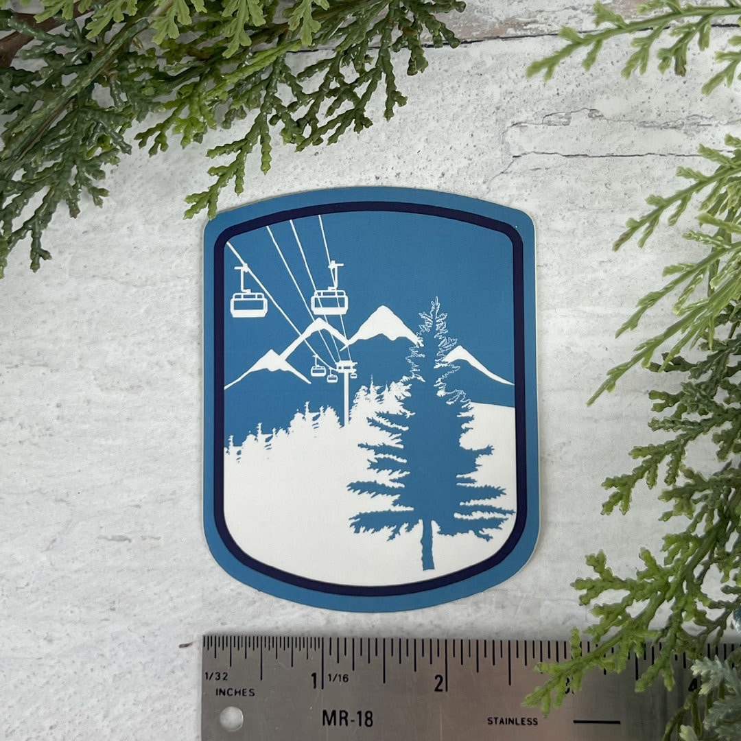 Ski Lift Sticker - Etsy
