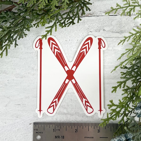 Ski Decal - Etsy
