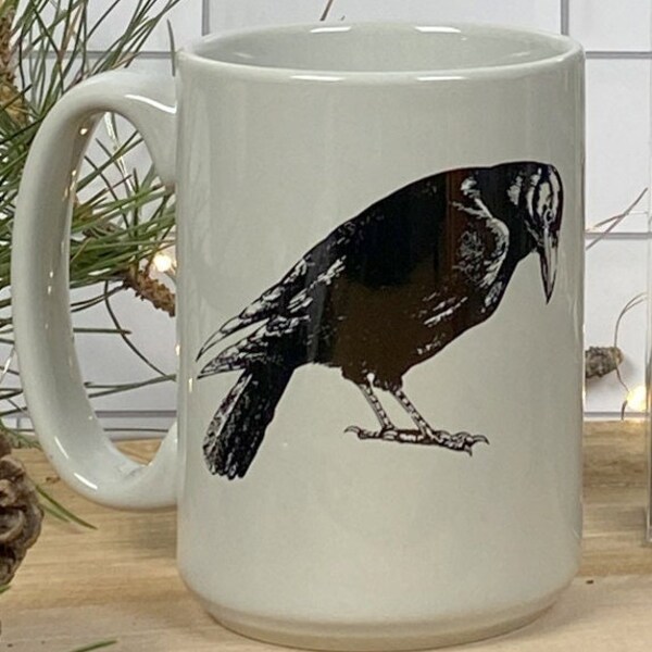 Crow Mug - Etsy