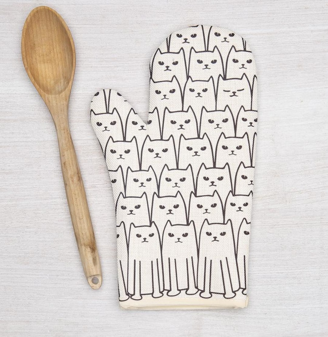 Cats Oven Mitt - Etsy