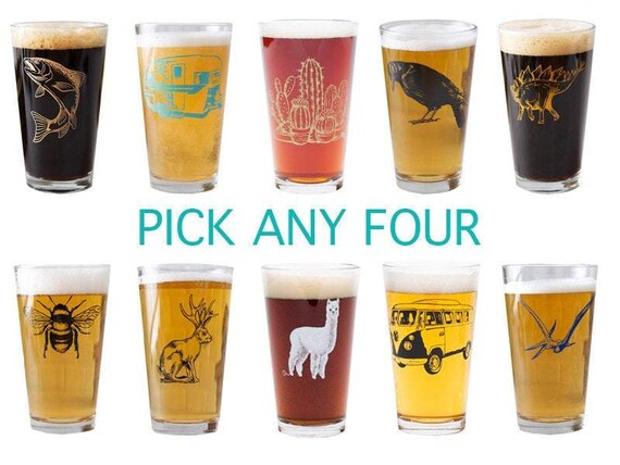 Beer Lovers Gift Mix and Match 4 Pack - Etsy