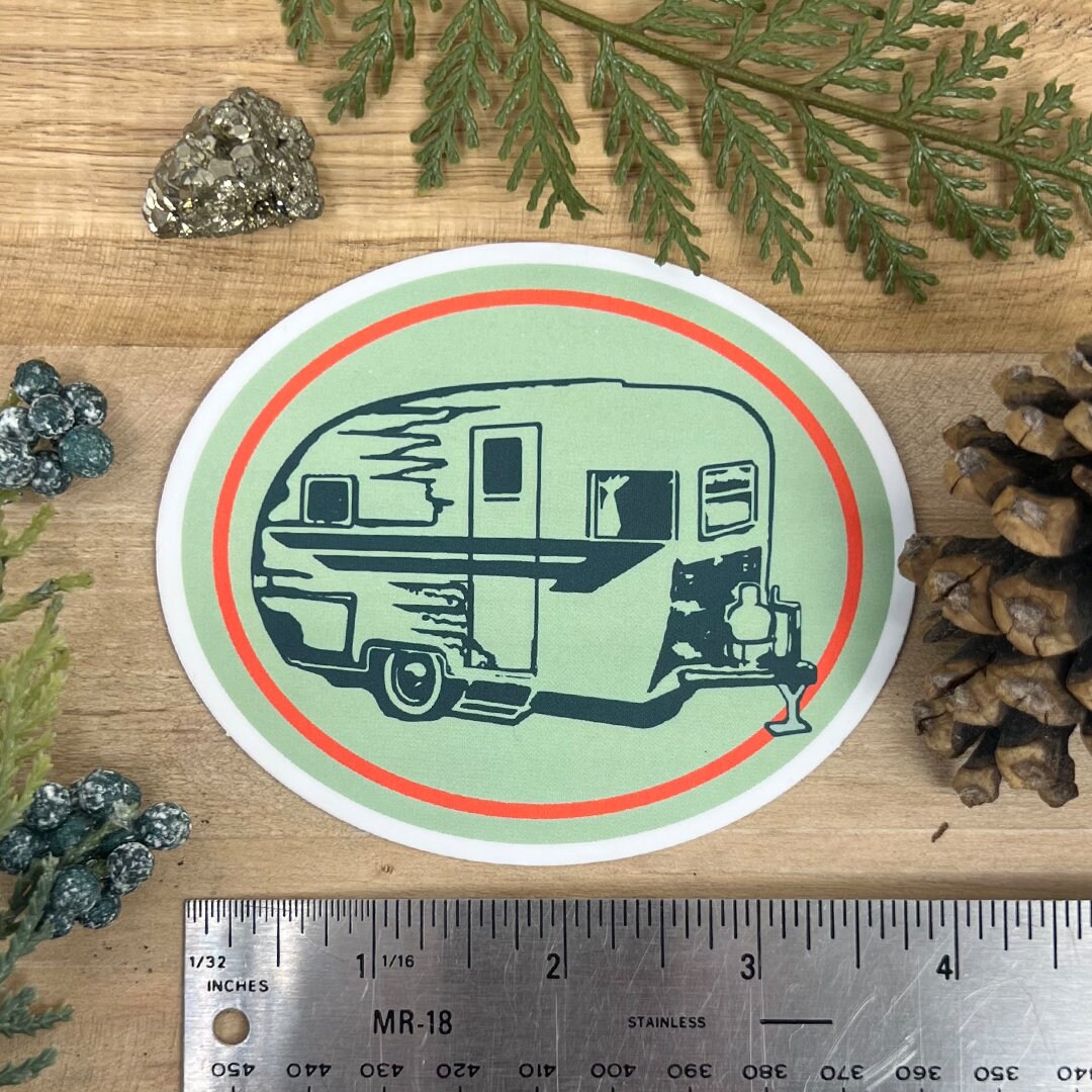 Road Trip Ready: Camper Trailer Decal for Outdoor Enthusiasts - Trailer ...