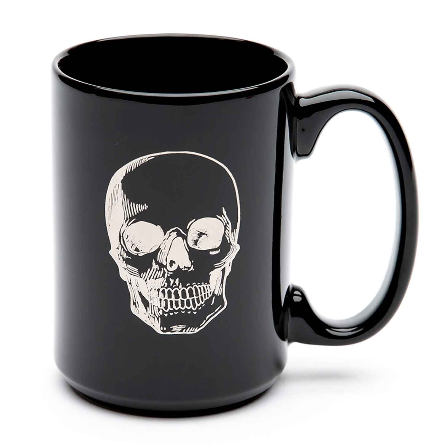 Skull Ceramic Mug Coffee Cup Goth Coffee Mug Ceramic | Etsy