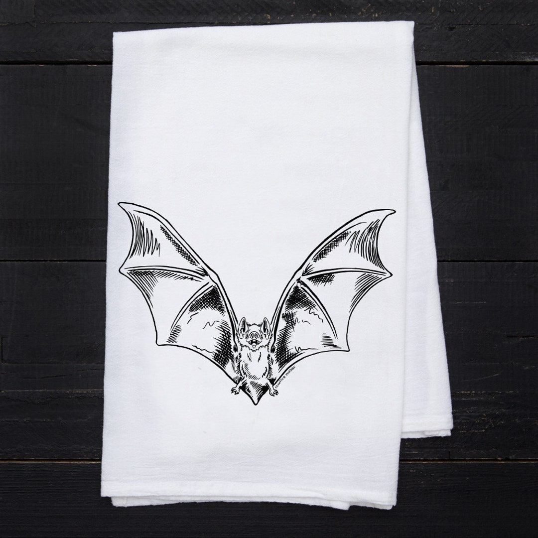 Bat Flour Sack Towel Bat Housewarming Gift Bat Gift Spooky Housewarming ...