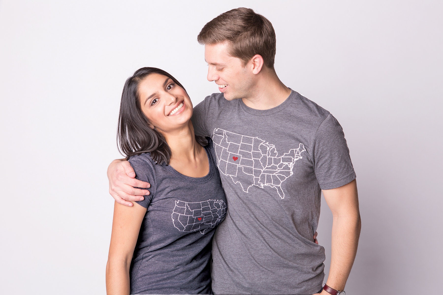 Unisex Map T-shirt Choose Your State Customizable | Etsy