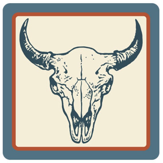 Buffalo Skull Decals