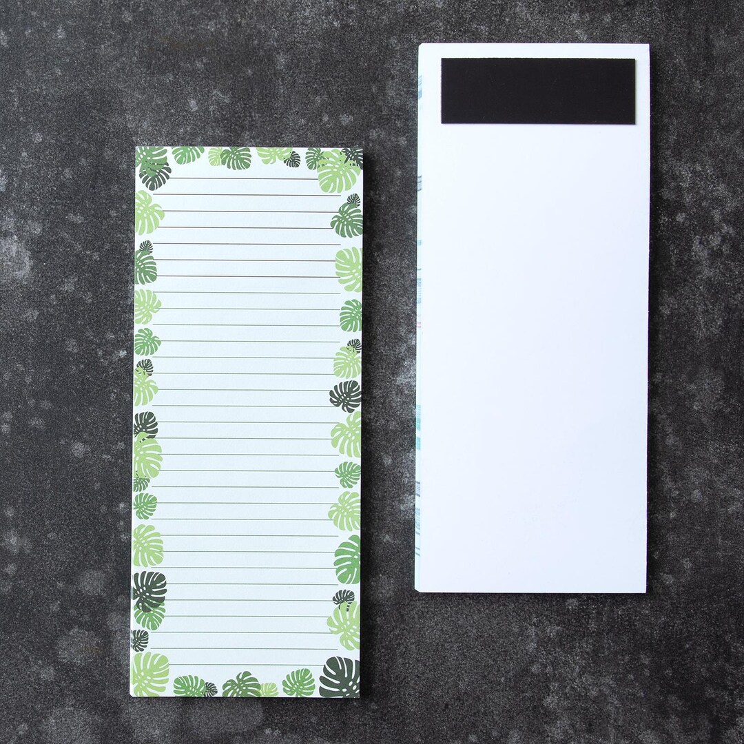 Monstera Grocery List Pad for Fridge - Plant Lover Notepad for ...