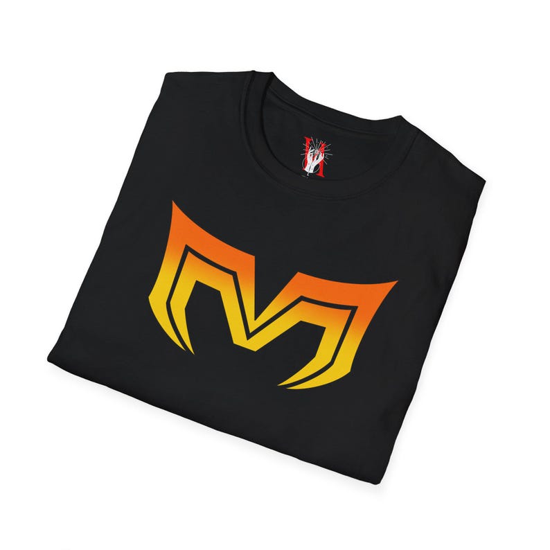 Mecha M | Retro Gradient Logo - Etsy