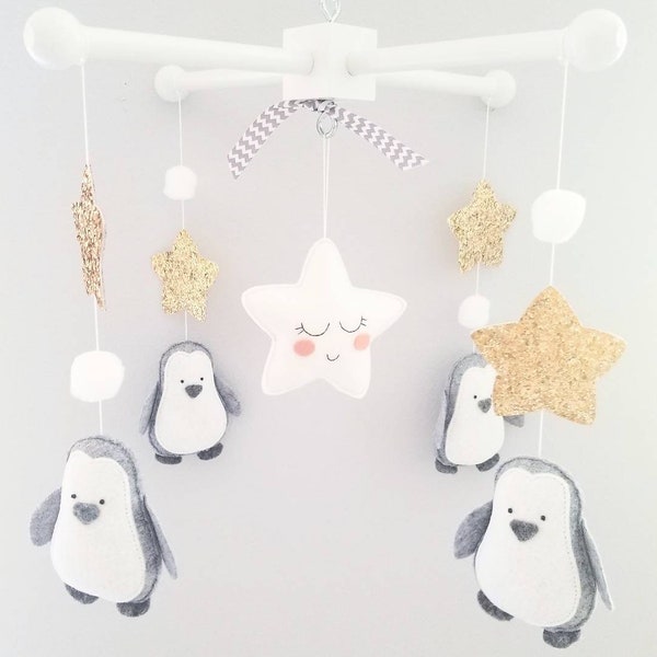 Penguin Baby Mobile - Etsy