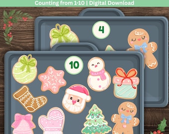 Christmas Counting Activity, Gingerbread Man Counting, Christmas ...