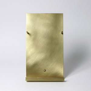 NEW Modern Brass Brochure Pamphlet Holder- Minimalist Brass Metal ...