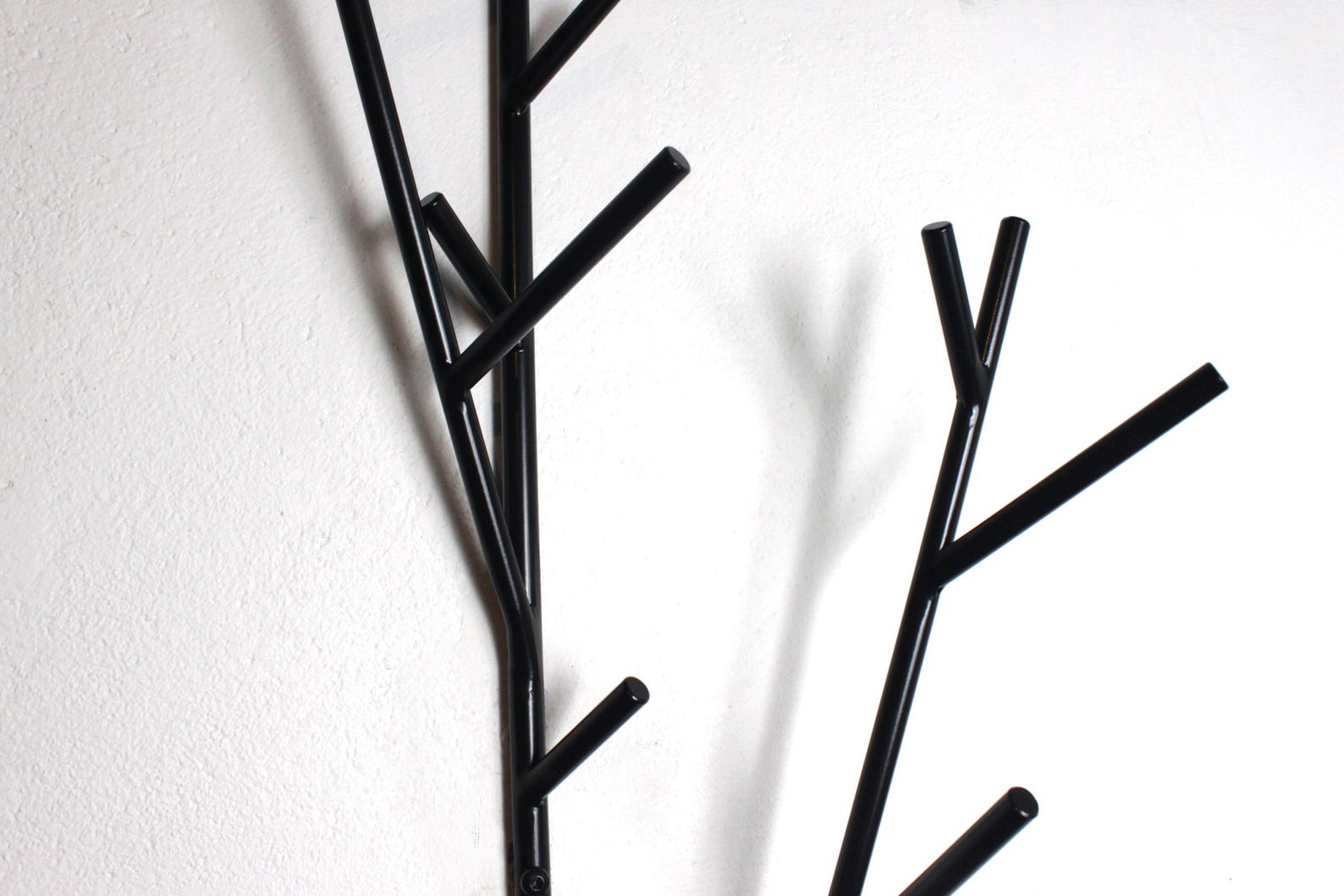 Large Metal Twig Wall Hook - Durable Metal Multiple Clothes Hanger ...