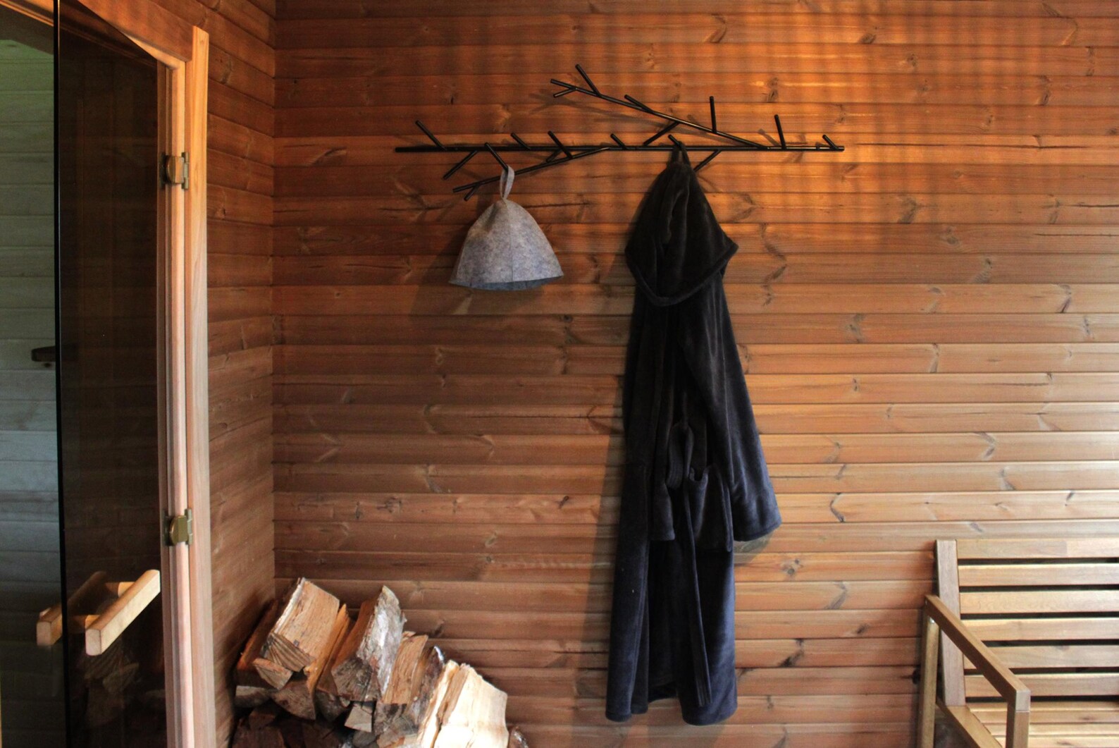 Large Metal Twig Wall Hook - Durable Metal Multiple Clothes Hanger ...
