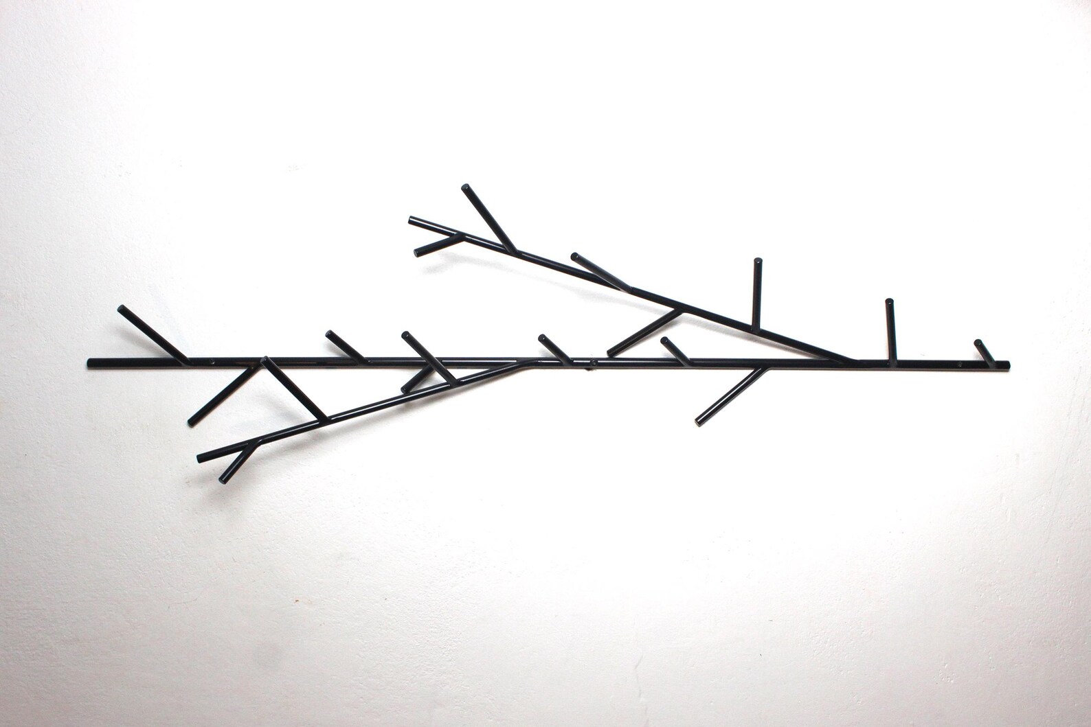 Large Metal Twig Wall Hook - Durable Metal Multiple Clothes Hanger ...