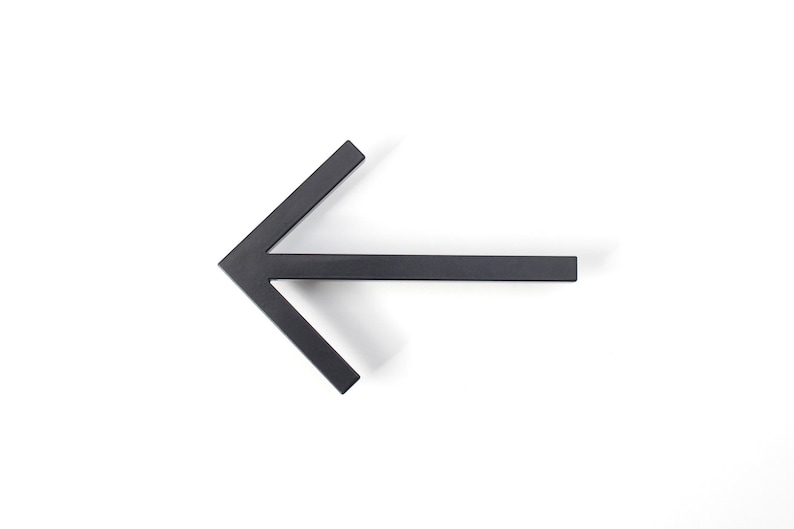Metal Arrow Wall Sign. Directional Arrows Signage System. Info - Etsy