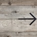 Metal Arrow Wall Sign. Directional Arrows Signage System. Info Address ...