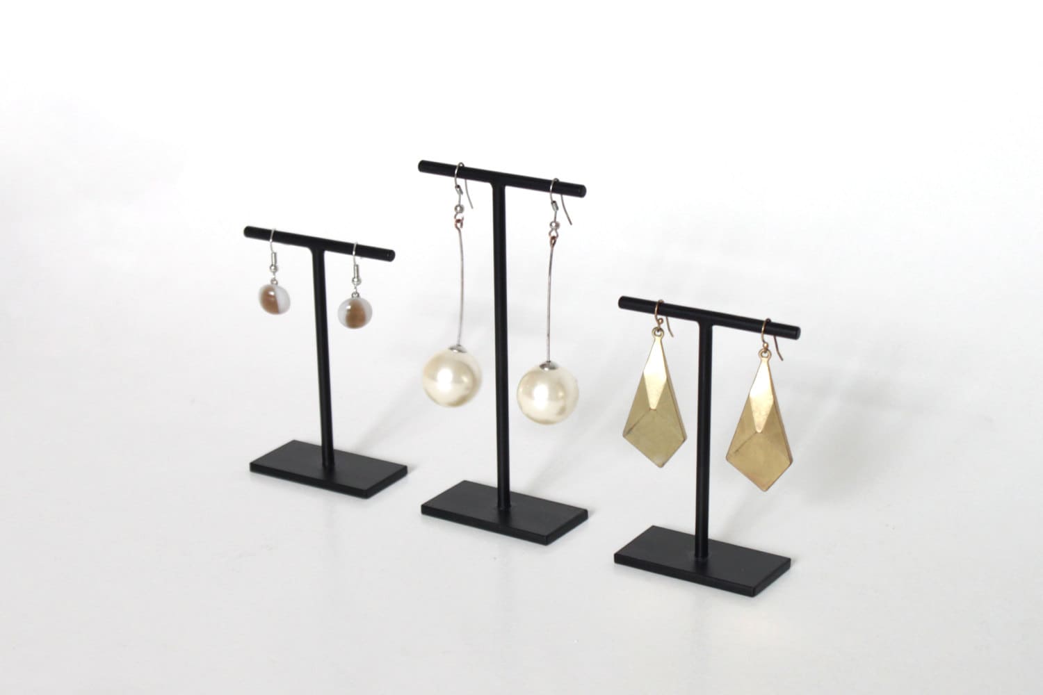 Short Earring Hanging Display Stand Welded and Black Colored - Etsy