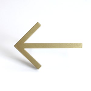 Metal Arrow Wall Decor: Modern Directional Sign - Etsy