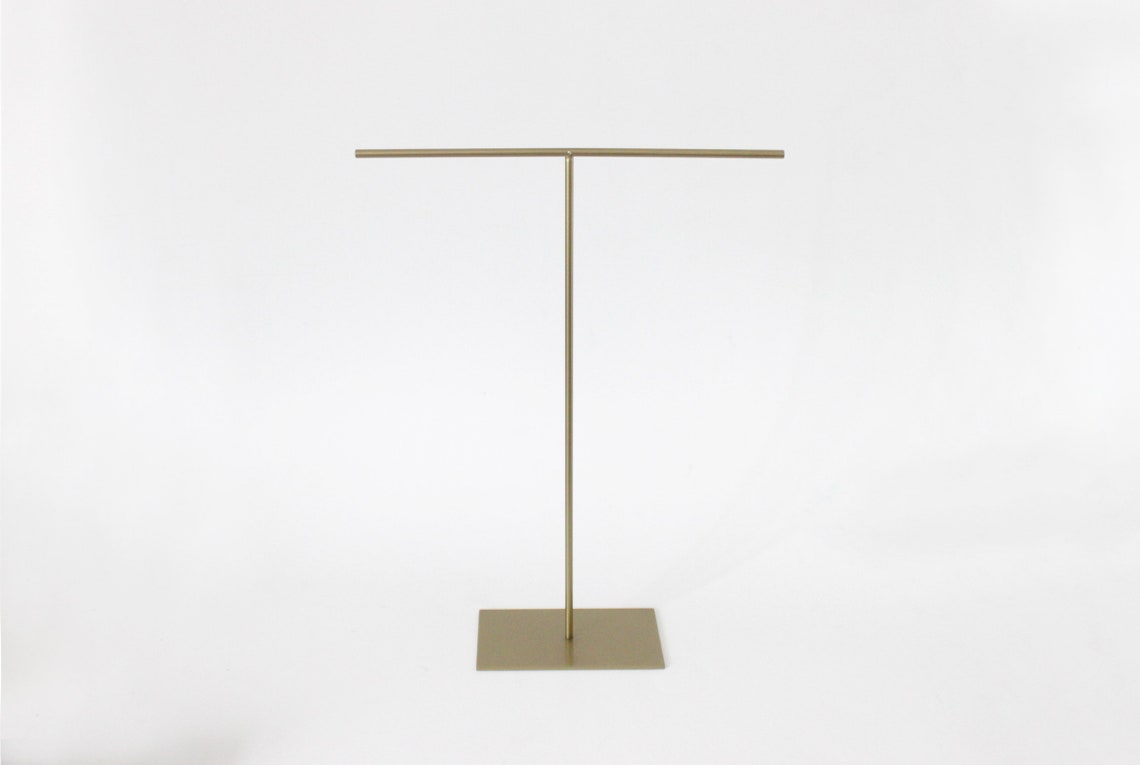 Necklace Stand Jewellery Stand Gold Color Jewellery Display - Etsy