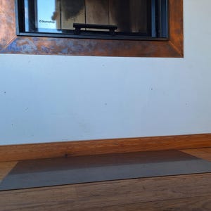 Custom Brass Floor Plate, Fireplace Base Plate, Rectangular Base for ...