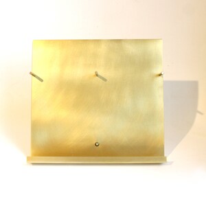 NEW Modern Brass Brochure Pamphlet Holder- Minimalist Brass Metal ...