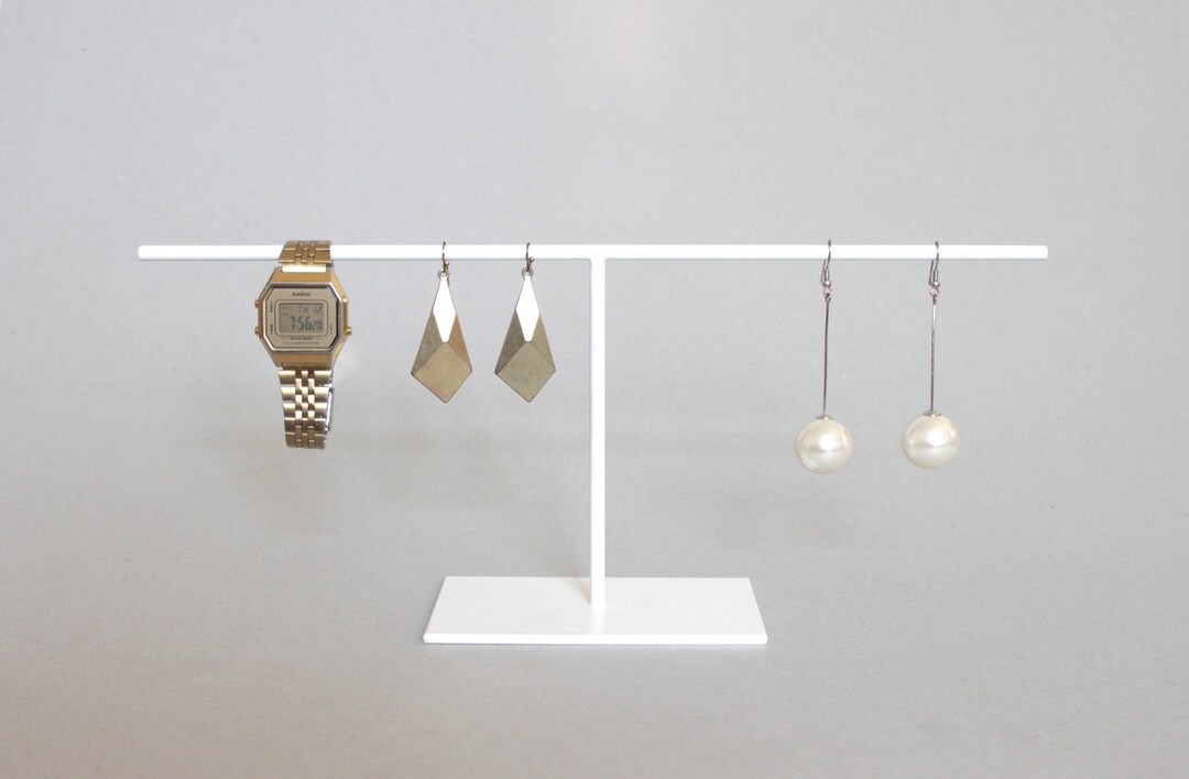 Jewellery Stand, White Jewellery Display, Steel Jewelry Stand, Steel ...
