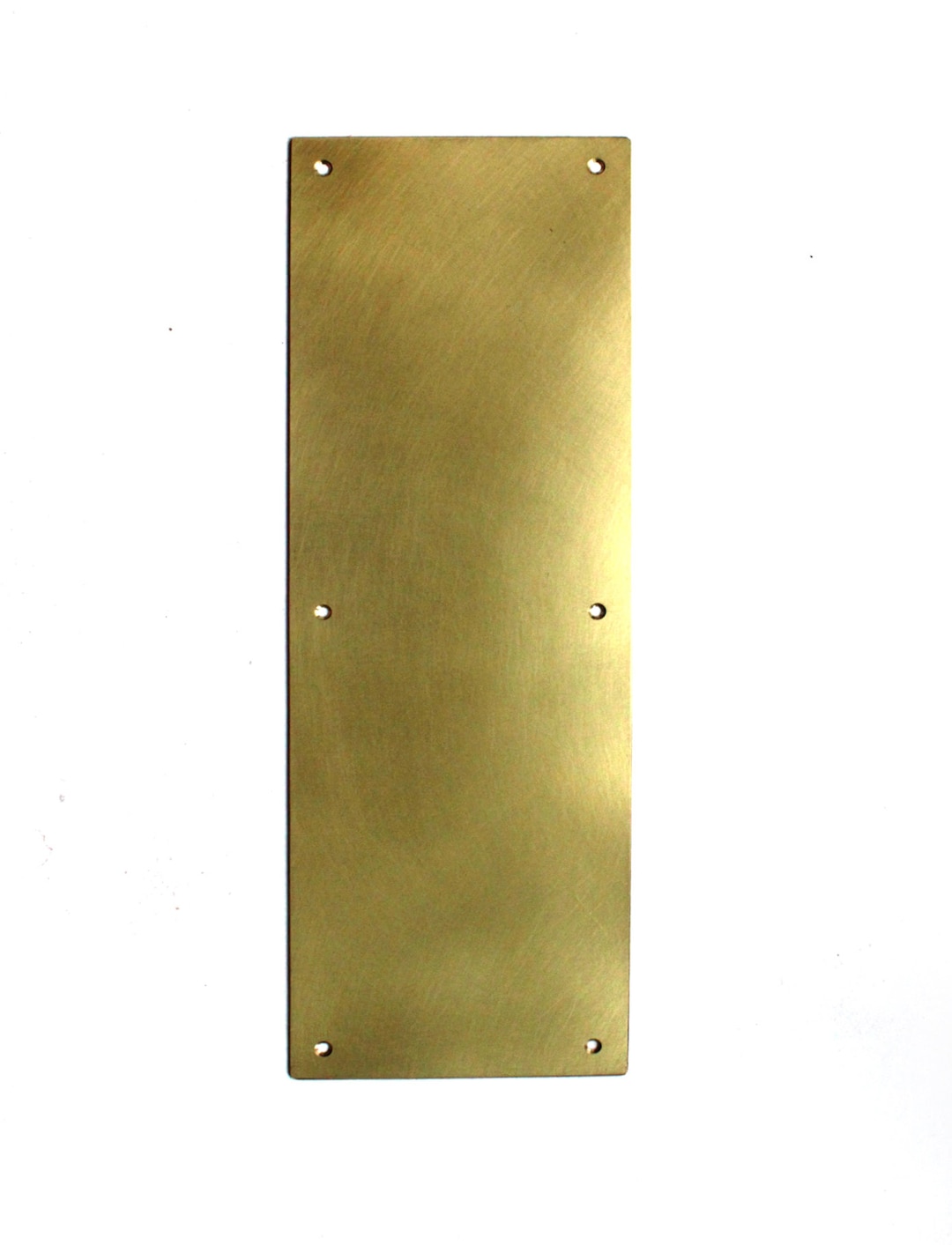 Matte Brass Push Plate: Custom Sizes Available - Etsy
