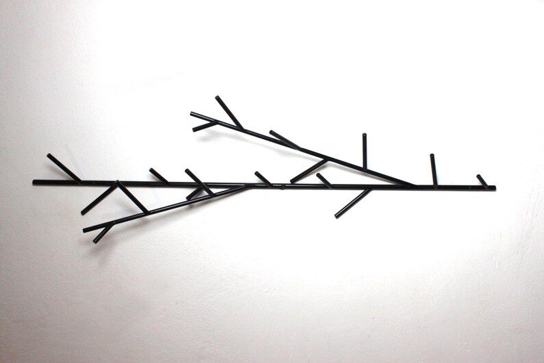 Large Metal Twig Wall Hook - Durable Metal Multiple Clothes Hanger ...
