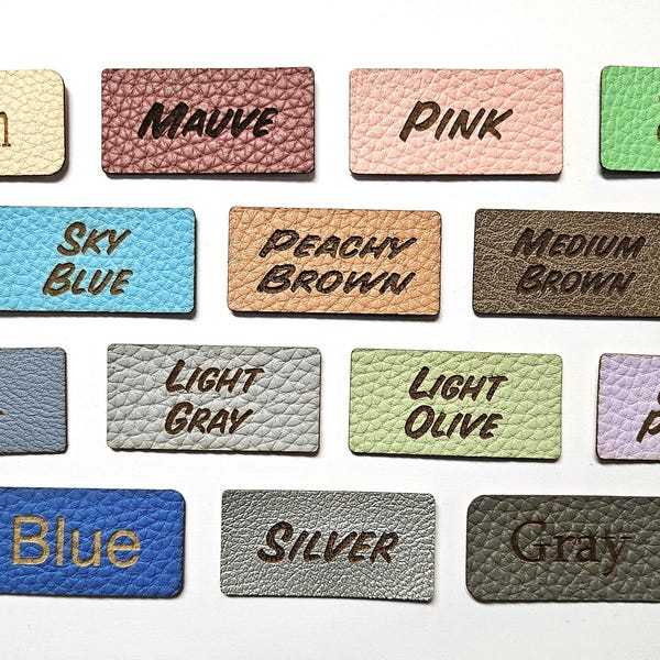Leather Bag Label - Etsy