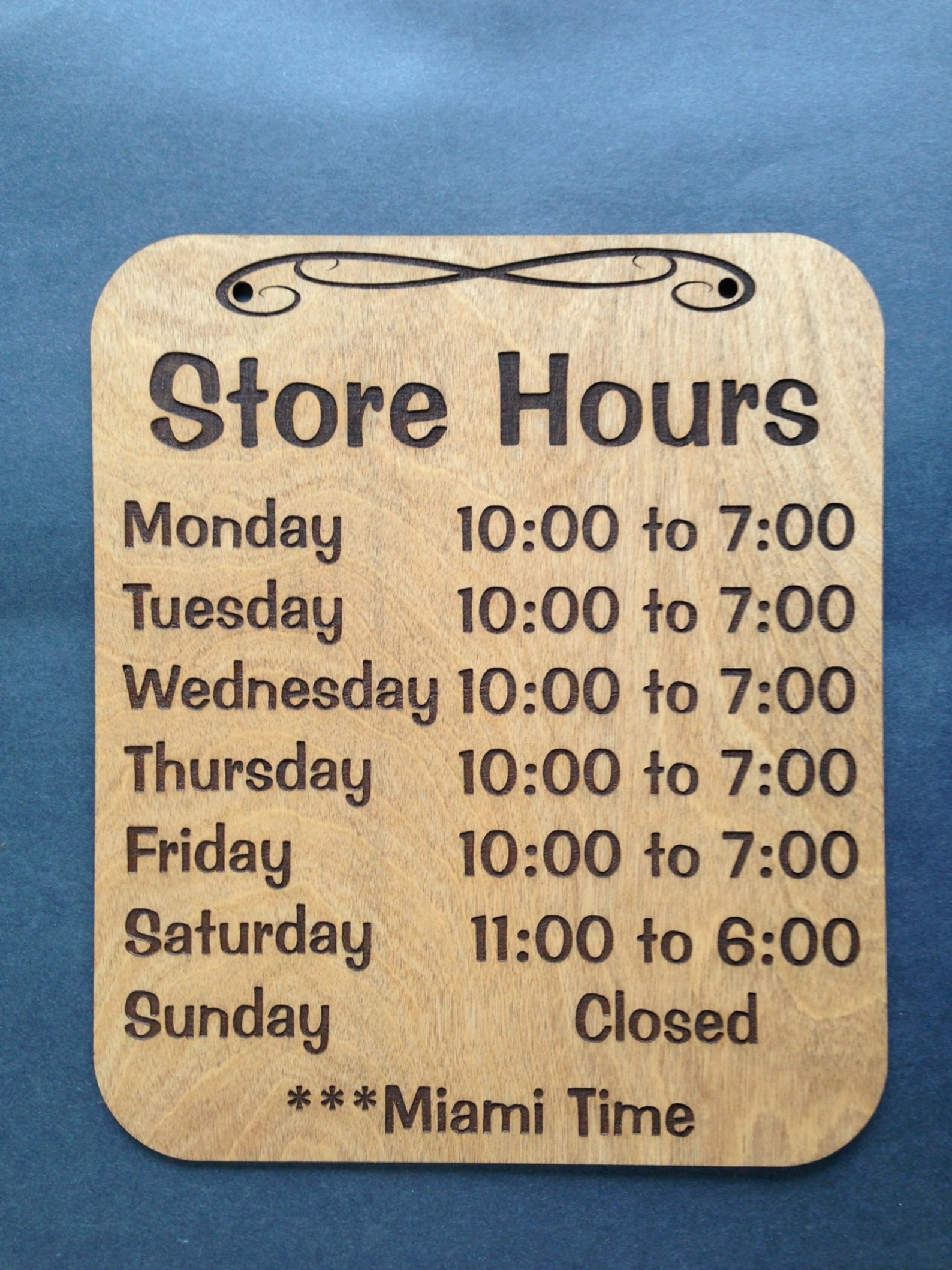 Store Hours Sign - Etsy
