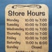 Store Hours Sign - Etsy