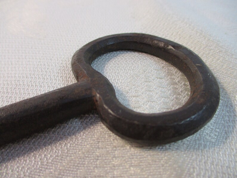 Antique Large Hand Forged Wrought Iron Gate Key Prison Key - Etsy